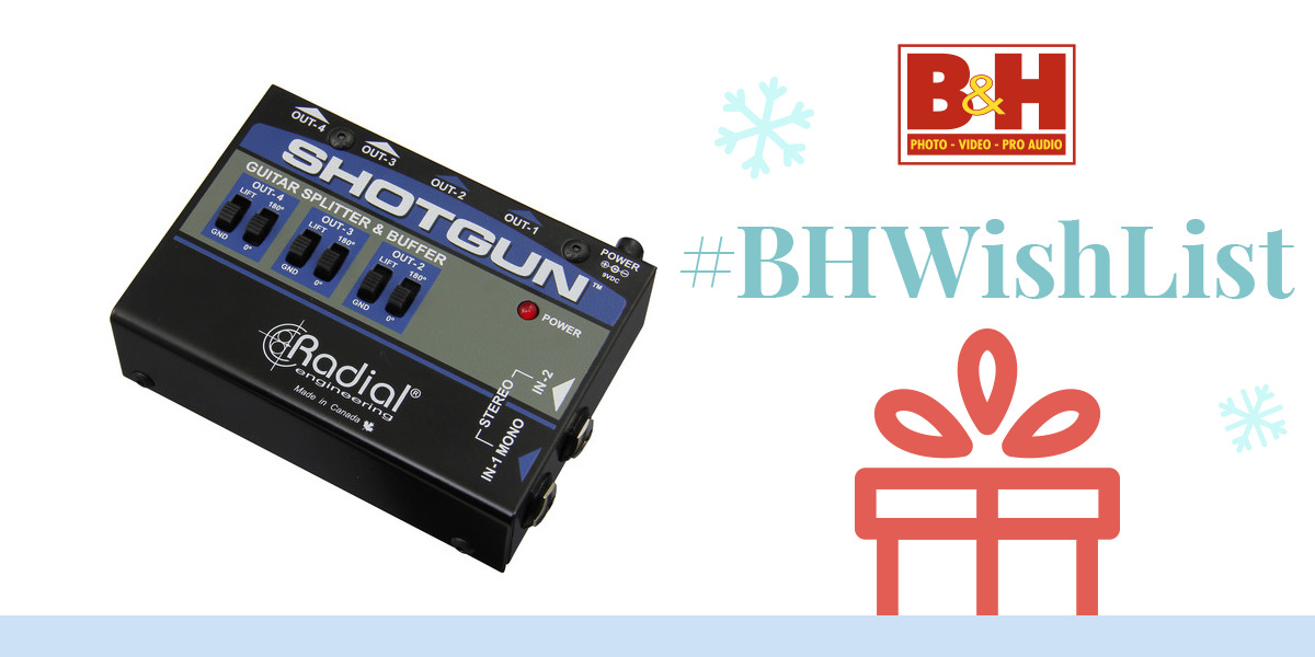 Radial Engineering Shotgun 4-Channel Amp Driver R800-7215 B&H