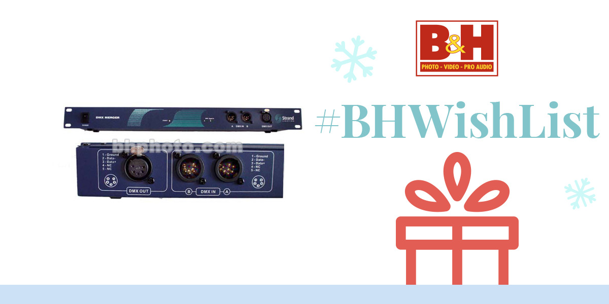 Strand Lighting DMX Merge Controller - 2 In, 1 Out - 65013 B&H