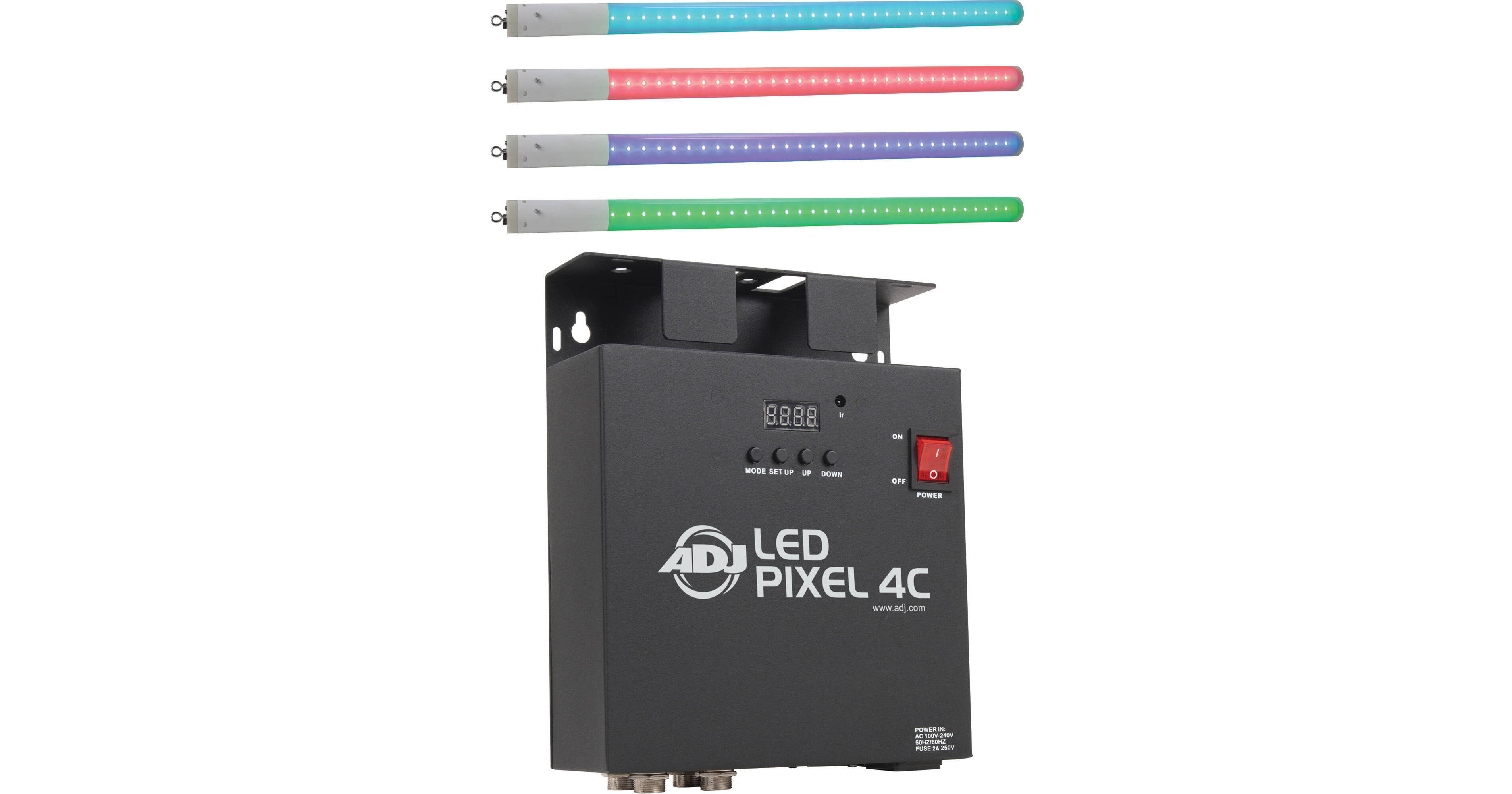 American DJ LED Pixel Tube 360 with 4-Channel LED PIXEL TUBE SYS