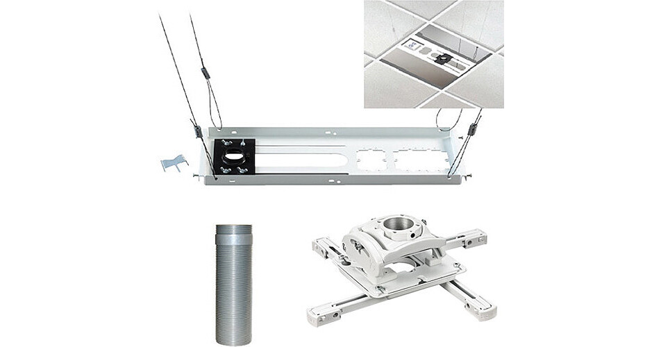 Chief KITEZ006W Projector Ceiling Mount Kit (Black) KITEZ006W