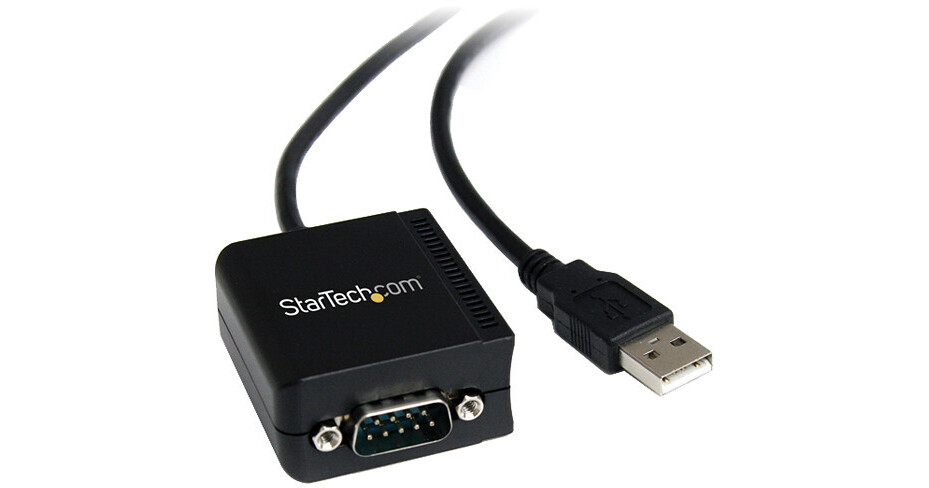 StarTech USB Male to RS232 Male Adapter Cable with COM