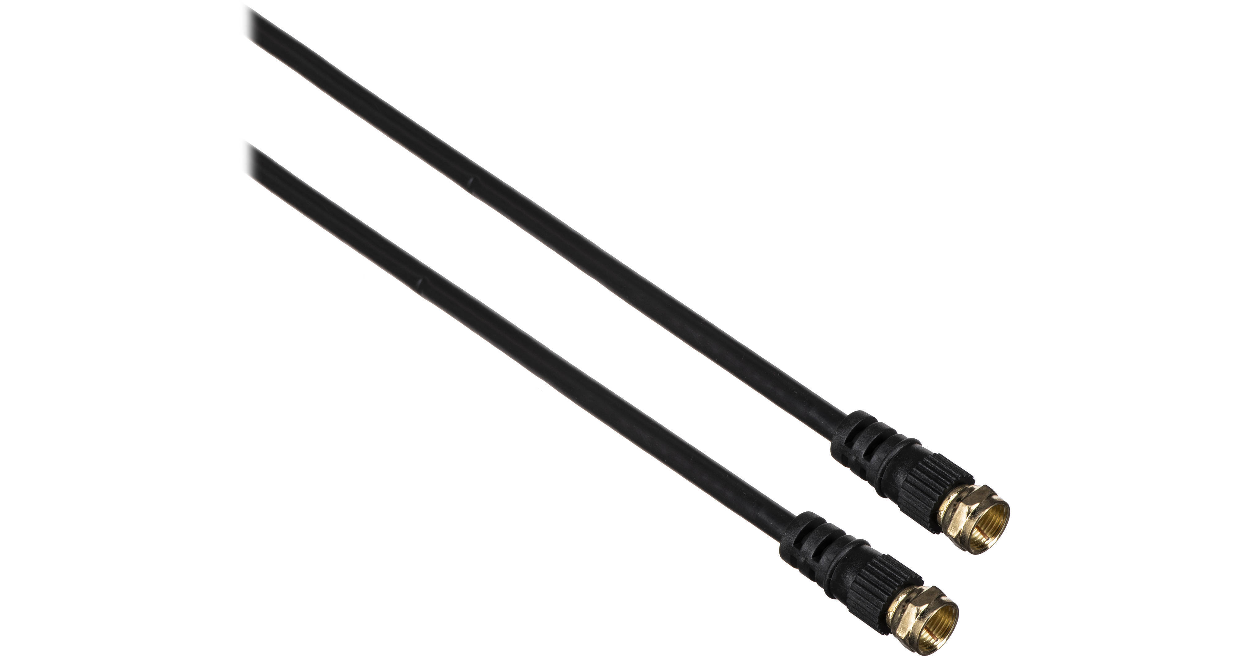 Tera Grand RG-59 F-Type Coaxial Cable (Black, 6') RG59-FF-06 B&H