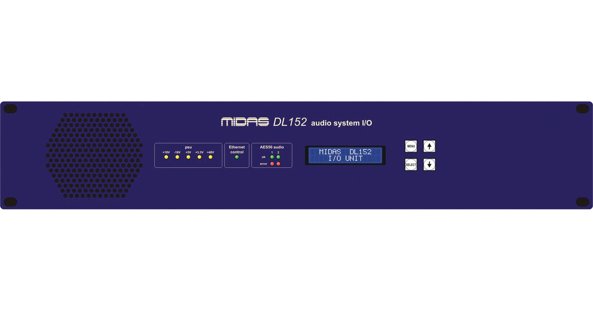 Midas DL152 - 24-Output Stagebox with Dual-Redundant AES50 DL152