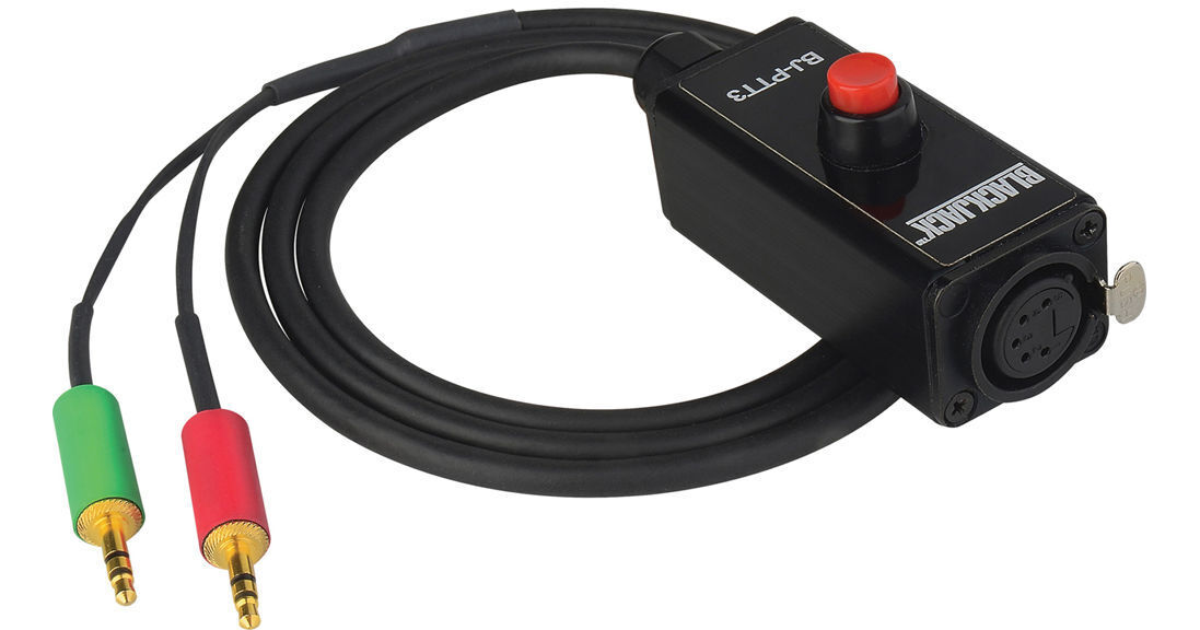 Camplex Headset PTT Belt Clip Remote for ATEM BLACKJACK-PTT2 B&H