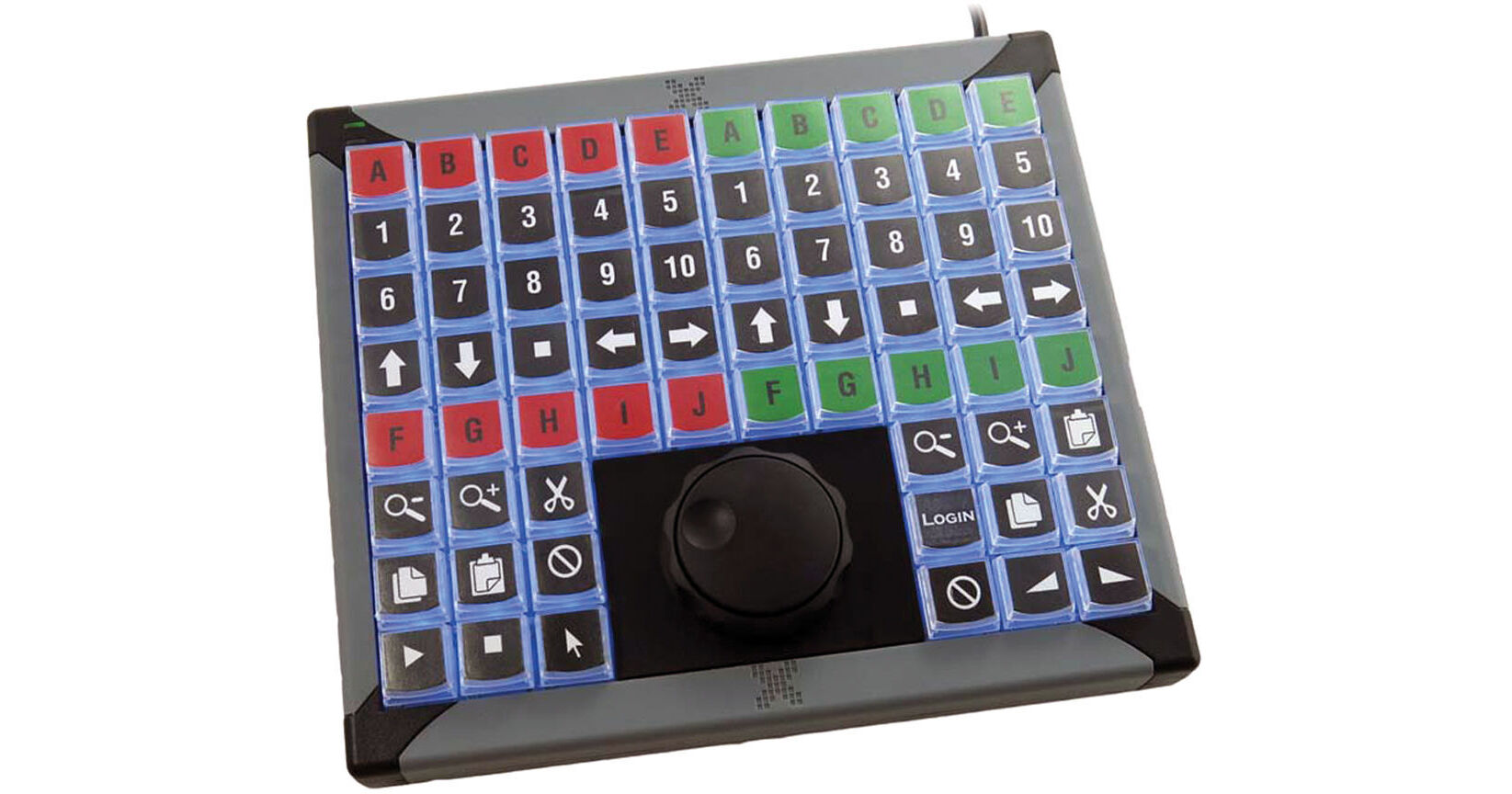 X-keys XK-68+Jog/Shuttle XK-0990-UBG68-R B&H Photo Video