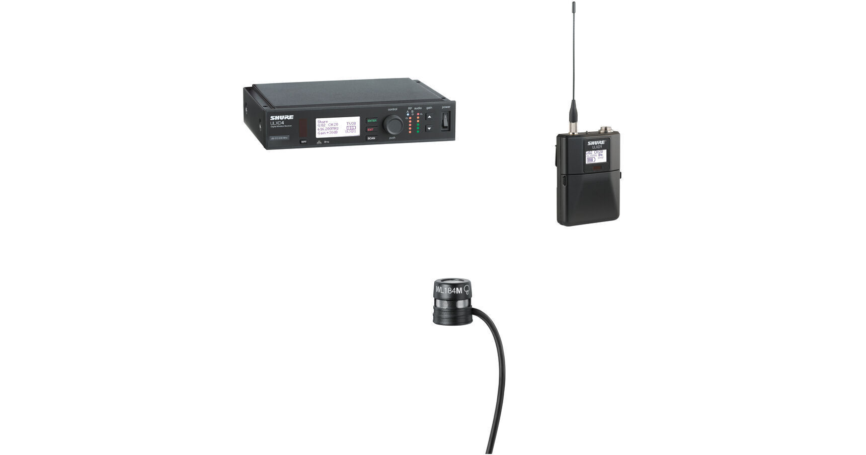 Shure ULX-D Digital Wireless Supercardioid Lavalier