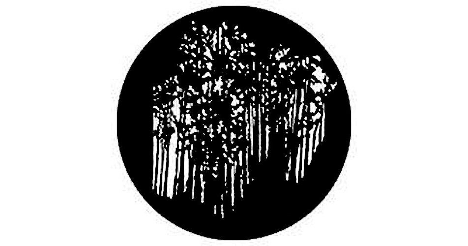 Rosco Steel Gobo #7841 - Forest 250778410860 B&H Photo Video