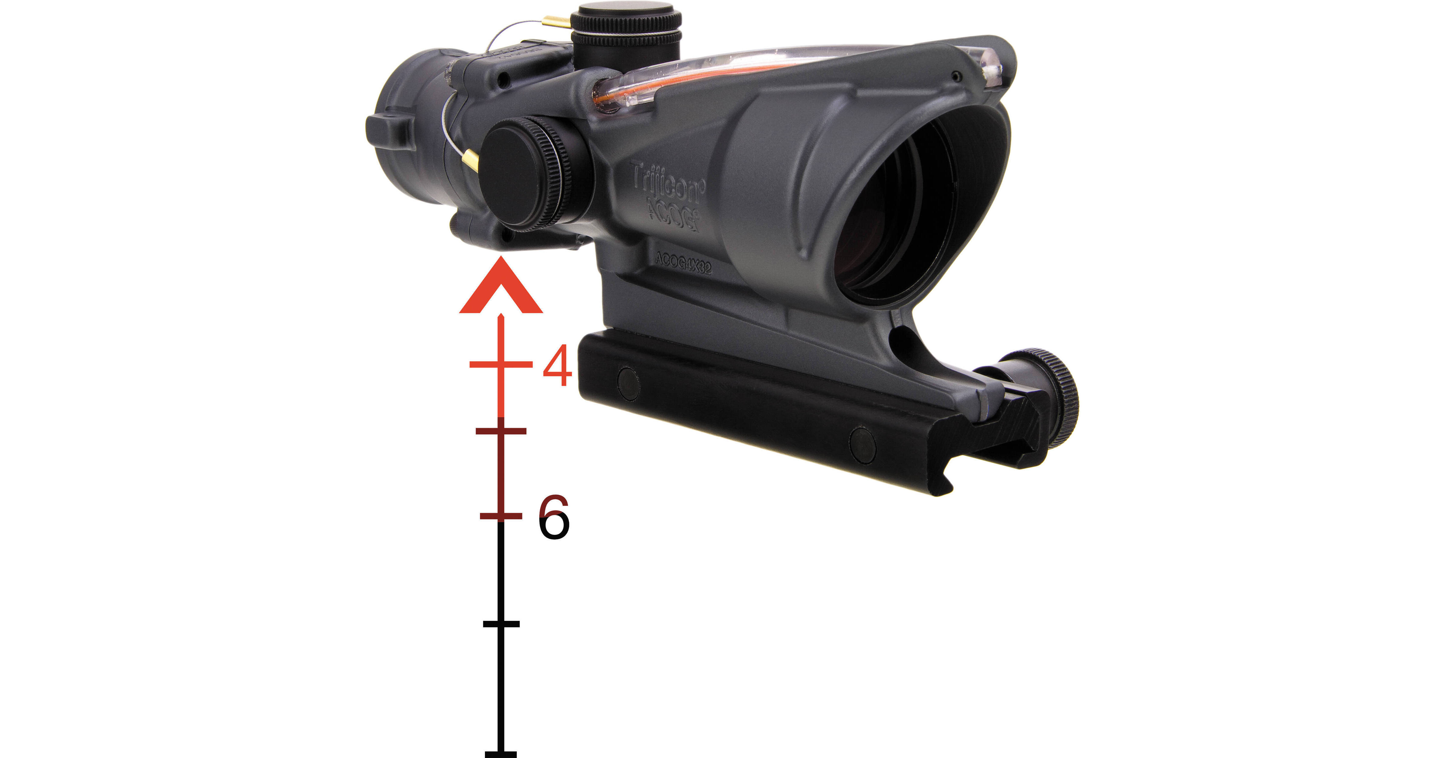 Trijicon 4x32 ACOG Riflescope with TA51 Mount TA31-D-100308 B&H