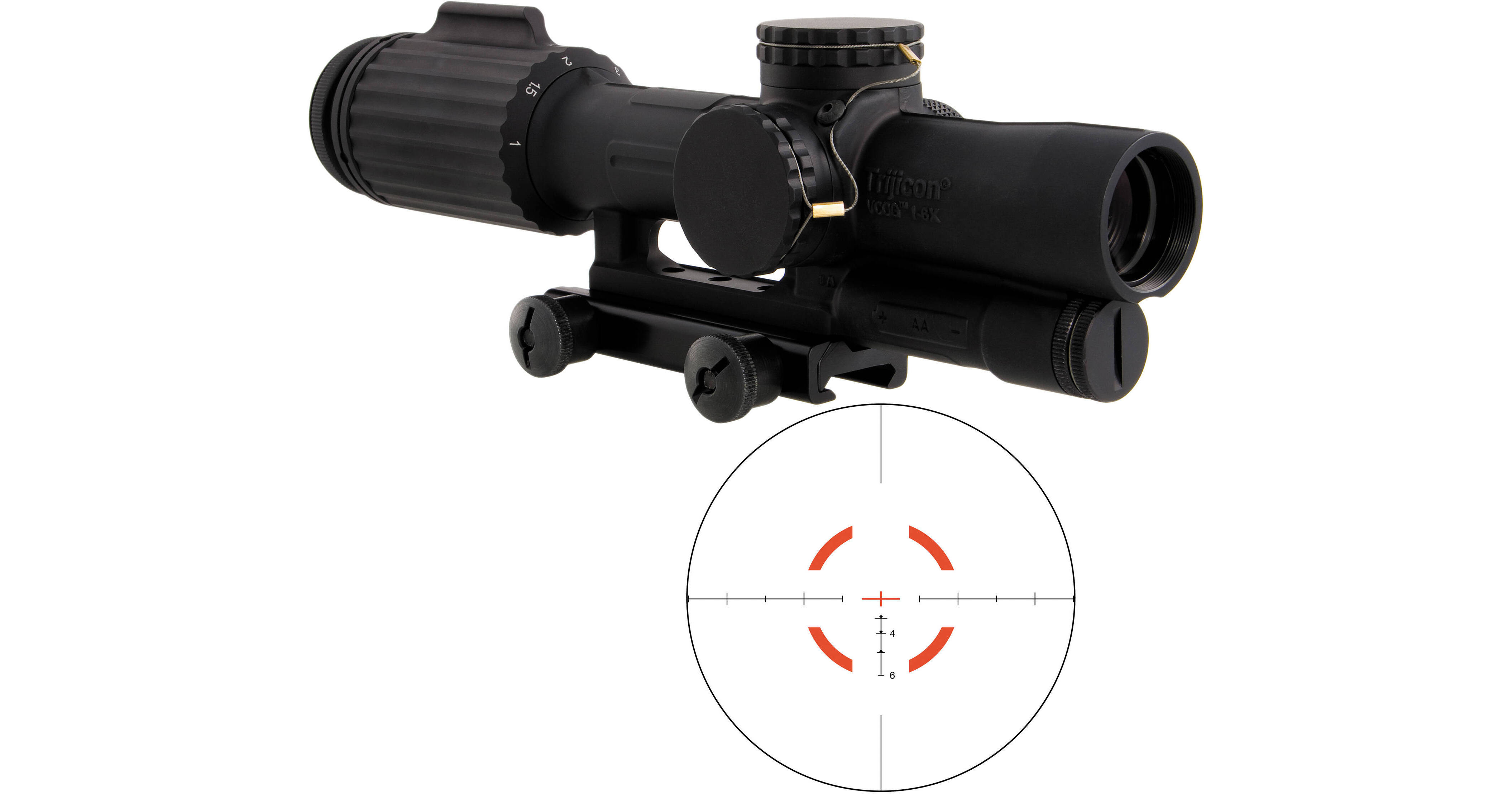 Trijicon 1-6x24 VCOG Riflescope VC16-C-1600006 B&H Photo Video