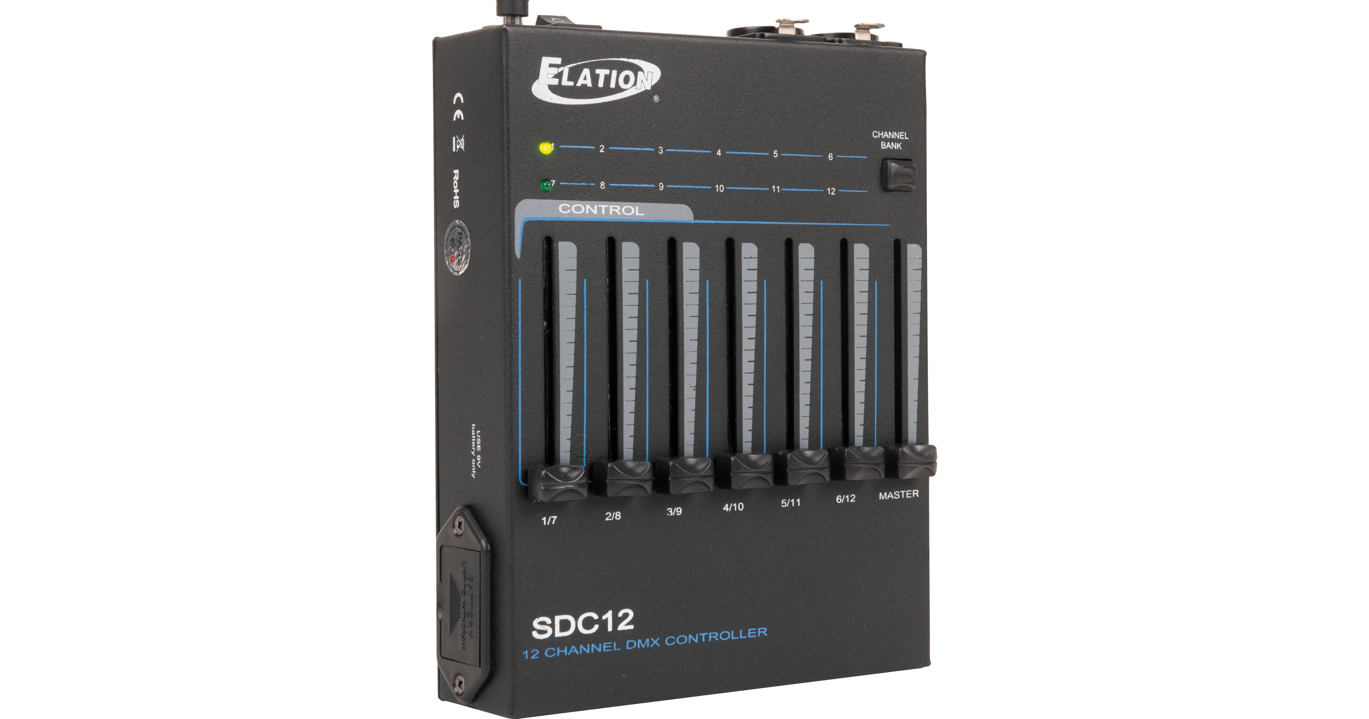 Elation Professional SDC12 12-Channel Basic DMX Controller SDC12