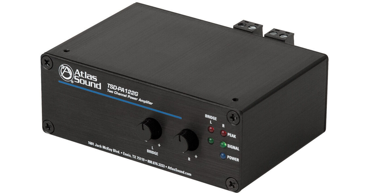 AtlasIED Time Saving Devices TSD-PA122G 12W 2-Channel TSD-PA122G