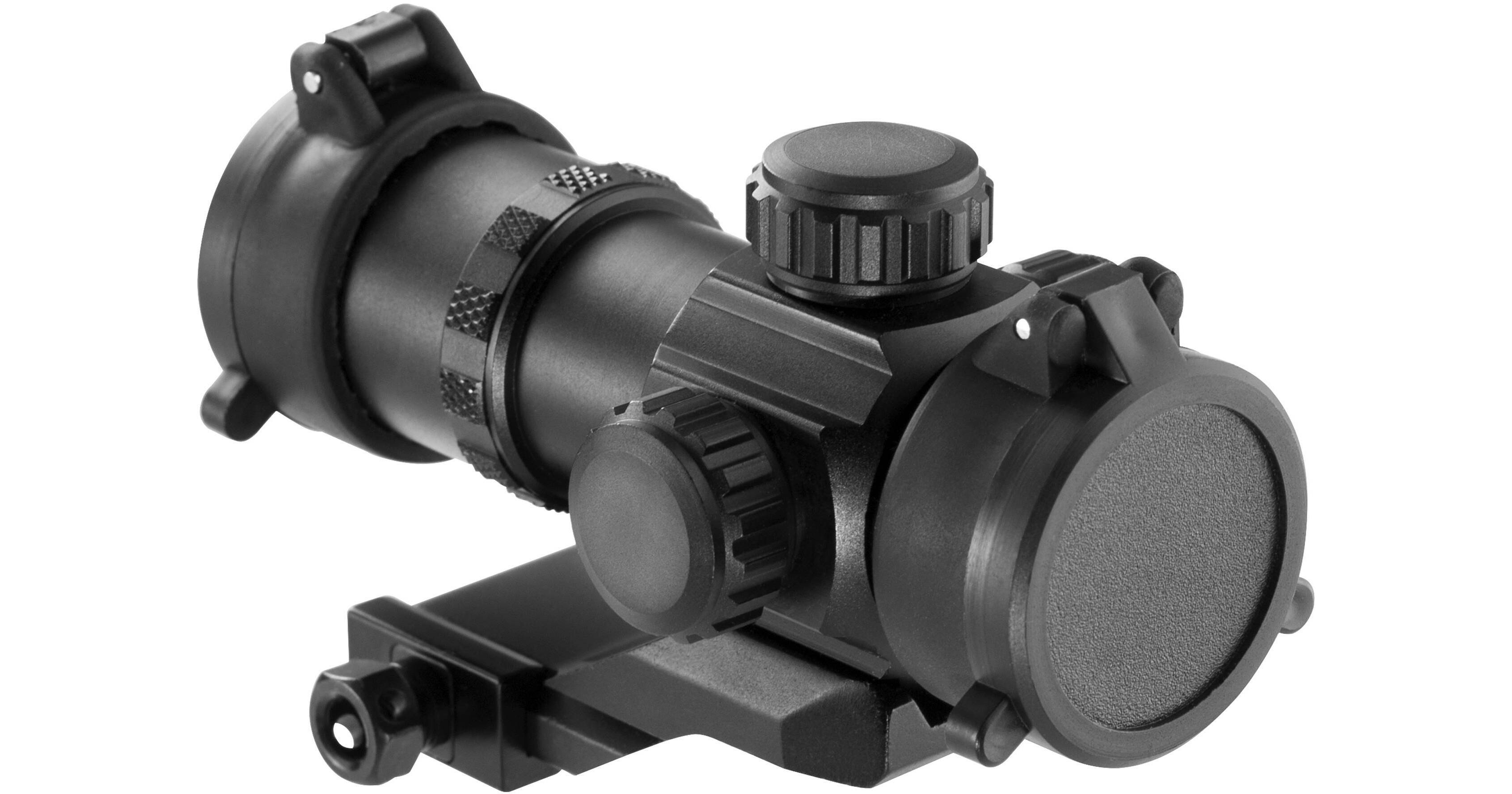 Barska 1x30mm 4" Tactical Red Dot Scope AC12142 B&H Photo Video