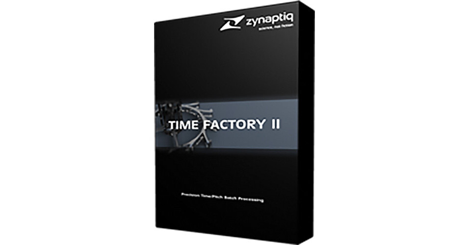Zynaptiq TIME FACTORY II - Time/Pitch Batch Processing ZYN-TF2