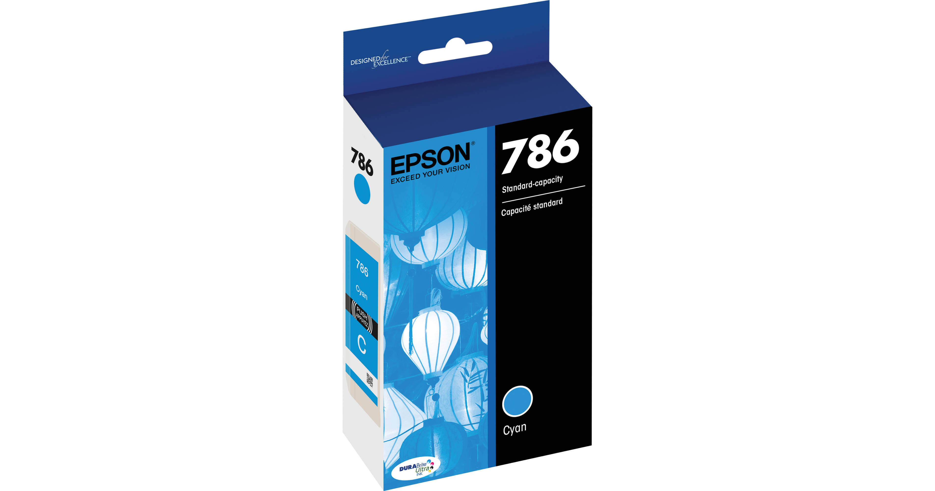 Epson 786 DURABrite Ultra Standard-Capacity Cyan Ink T786220-S