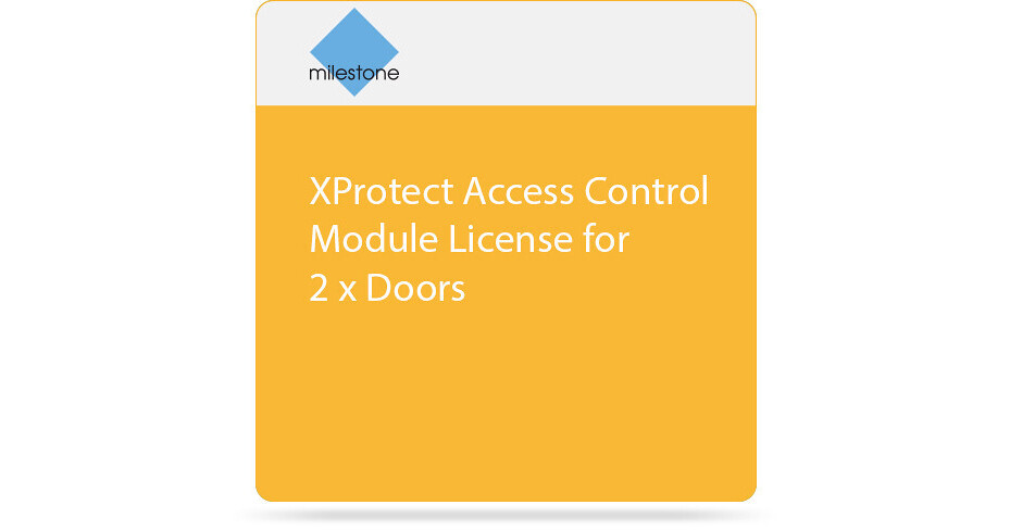 Milestone XProtect Access Control Module License for 2 x XPACDL