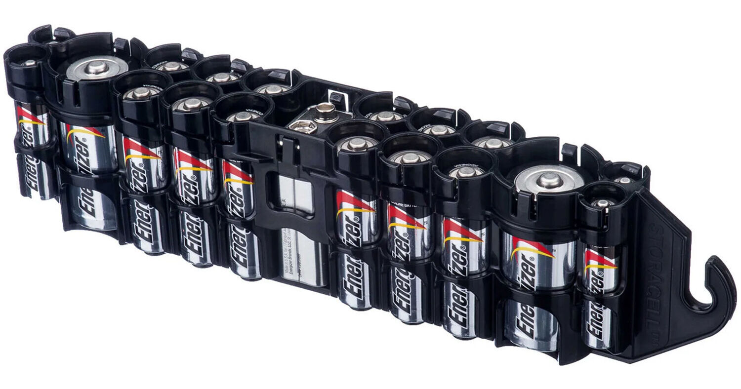 STORACELL Original Battery Caddy (Tuxedo Black) PBCORTB B&H