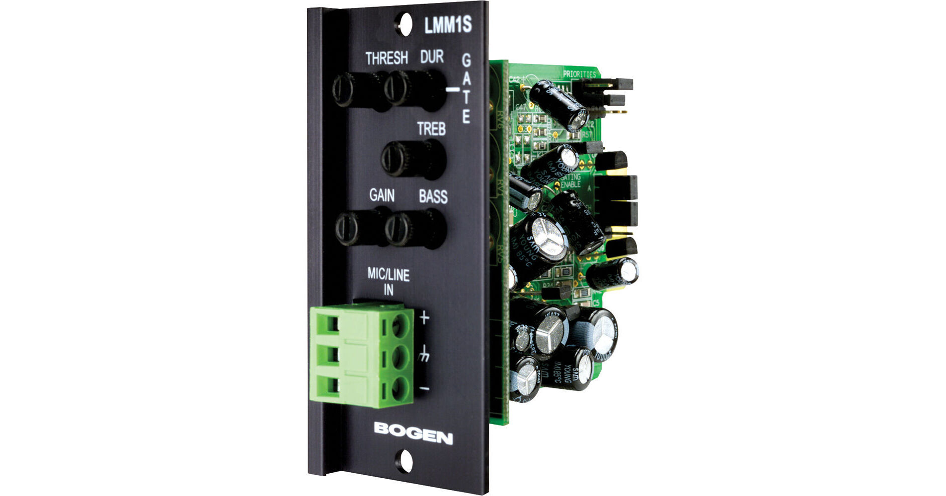 Bogen LMM1S Microphone/Line Input Module with Screw LMM1S B&H