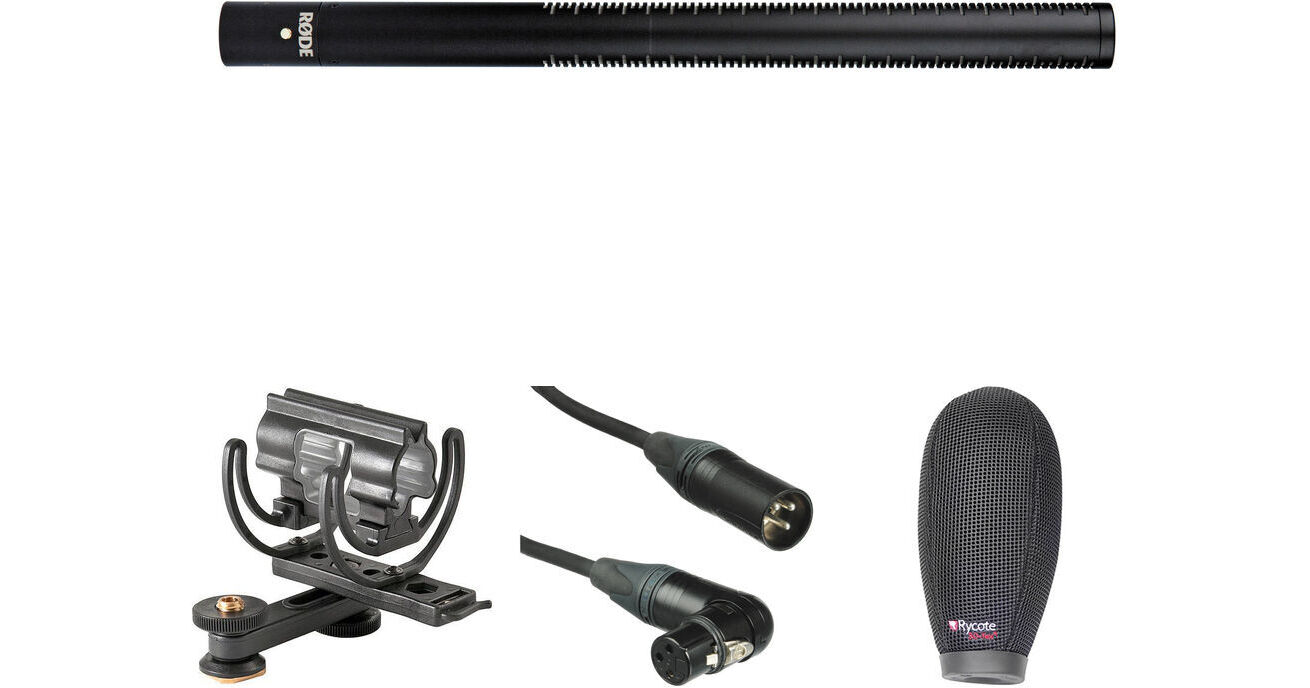 RODE NTG3B Moisture-Resistant Shotgun Microphone Kit with Shoe