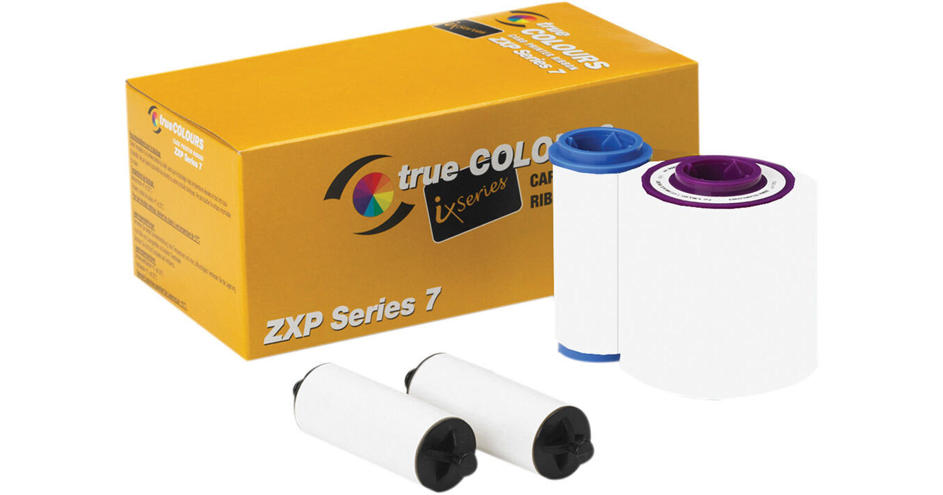 Zebra True Colours ix Series Monochrome Ribbon for ZXP