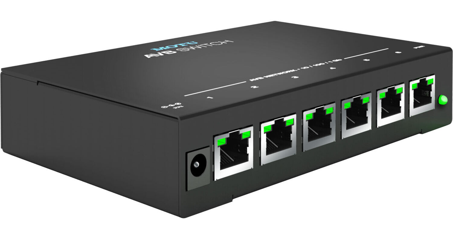 MOTU AVB Switch - Five-Port AVB Ethernet Switch 9305 B&H Photo