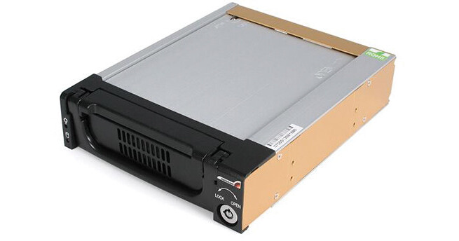StarTech 5.25" Removable SATA Hard Drive/Mobile Rack DRW150SATBK