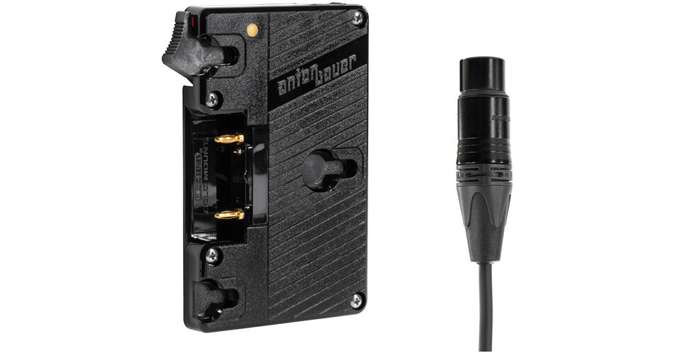 Wooden Camera Gold Mount Plate with XLR Connector 179300