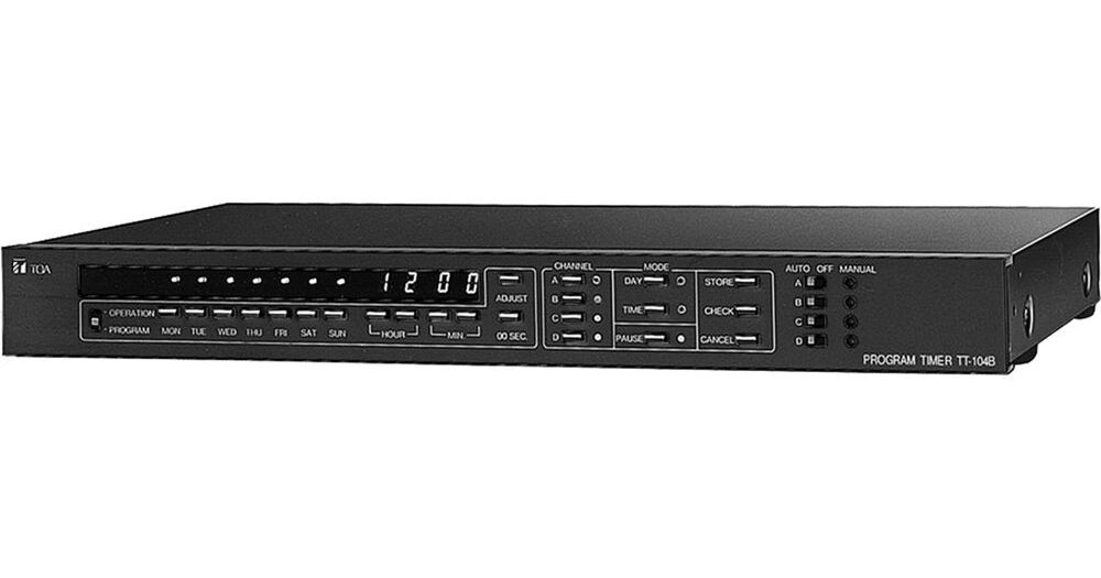 Toa Electronics TT-104B 304L Program Timer TT-104B 304L B&H
