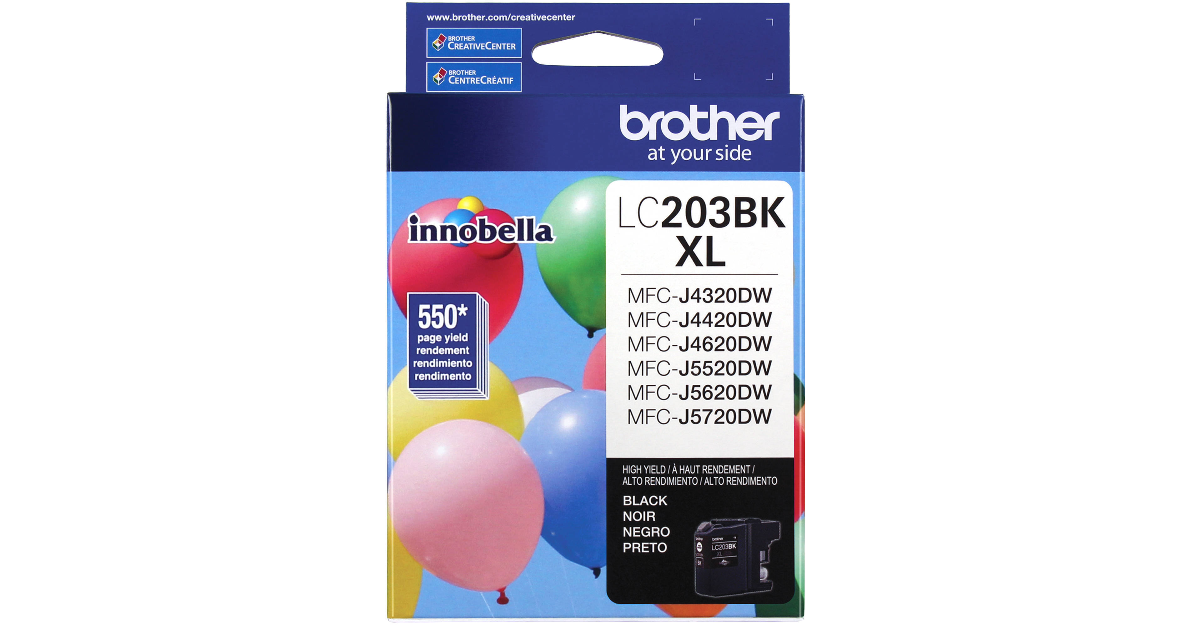 Brother LC203BK Innobella High Yield XL Series Black Ink LC203BK