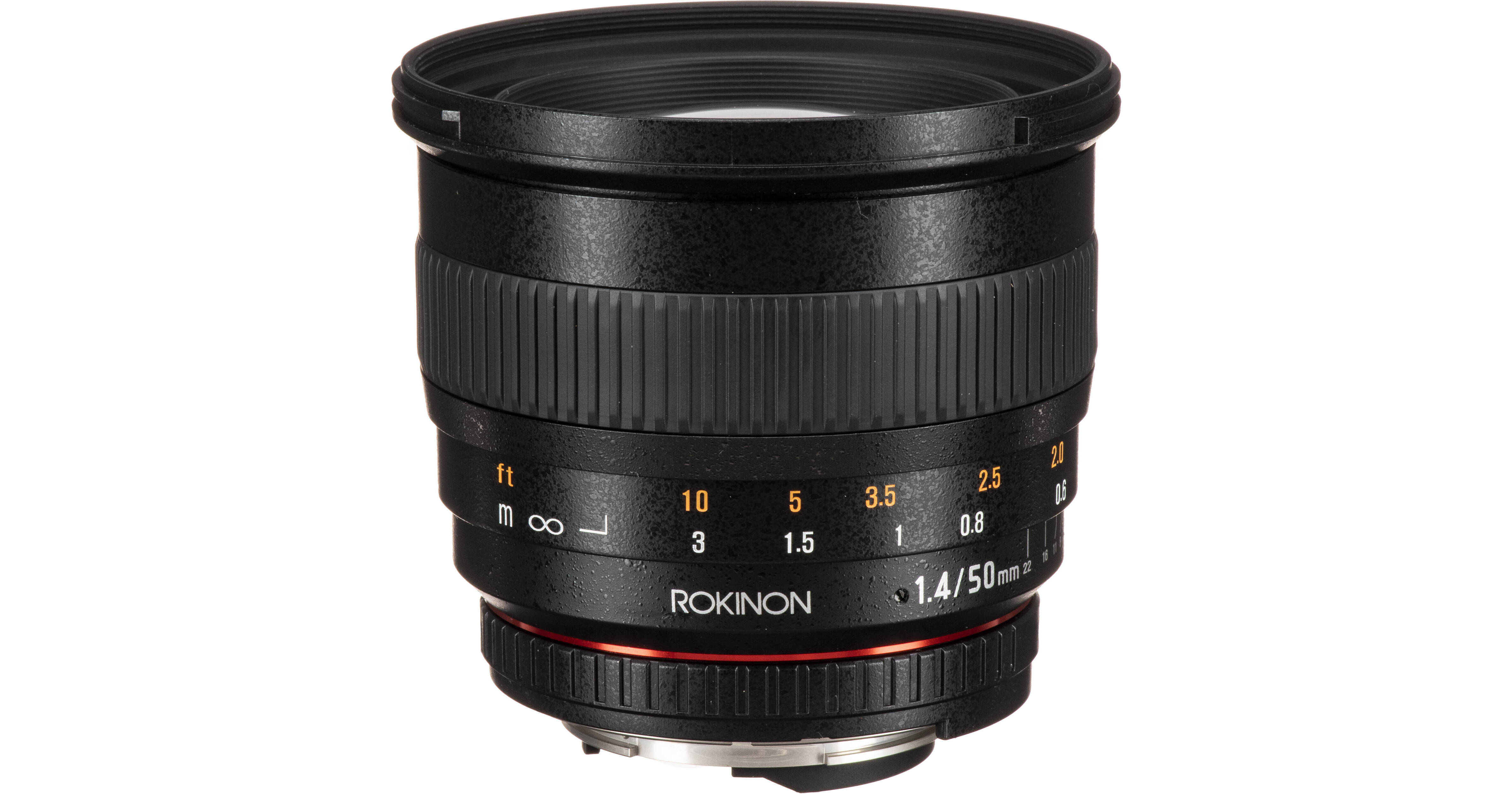 Rokinon 50mm f/1.4 AS IF UMC Lens for Nikon F Mount 50M-N B&H