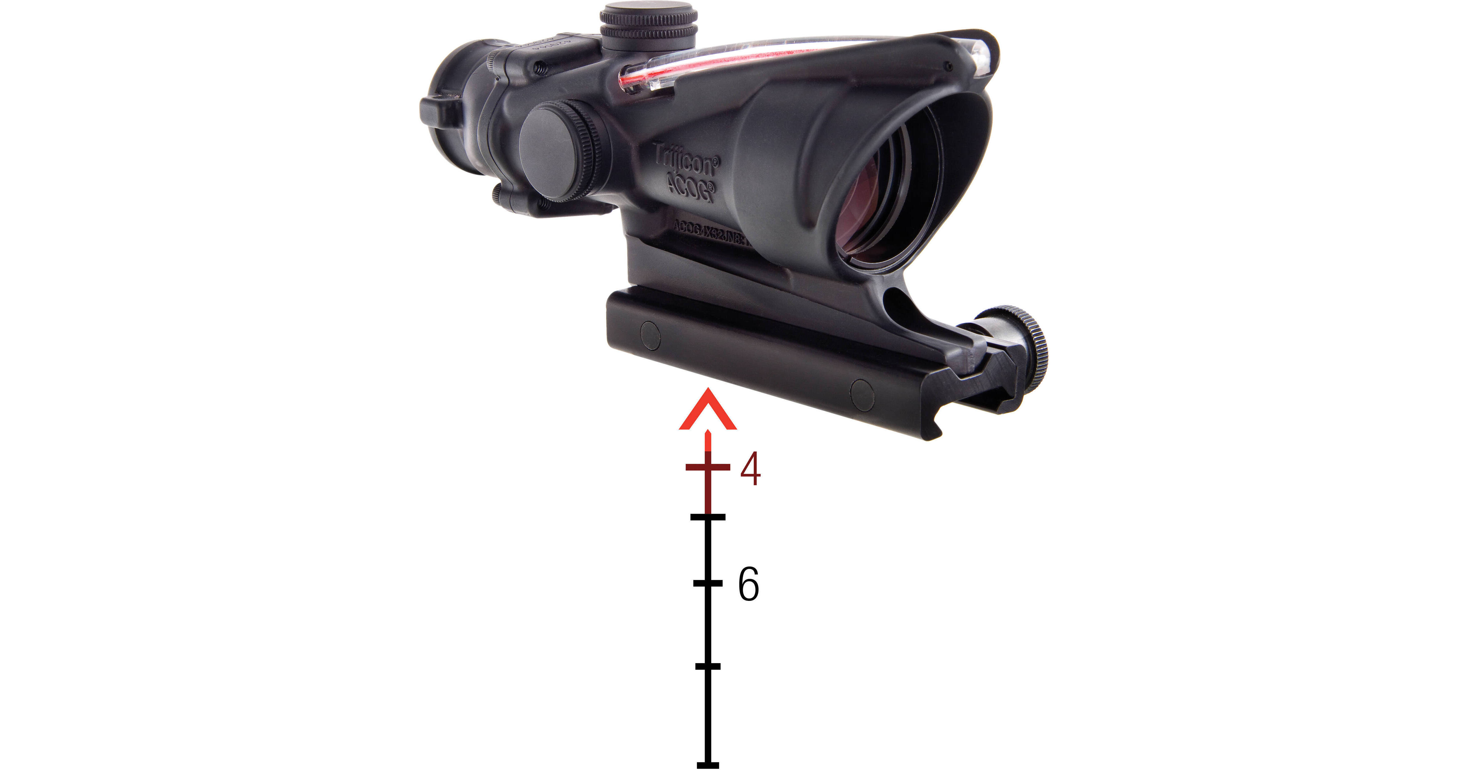 Trijicon 4x32 ACOG Riflescope, Dual Illuminati TA31-D-100288 B&H