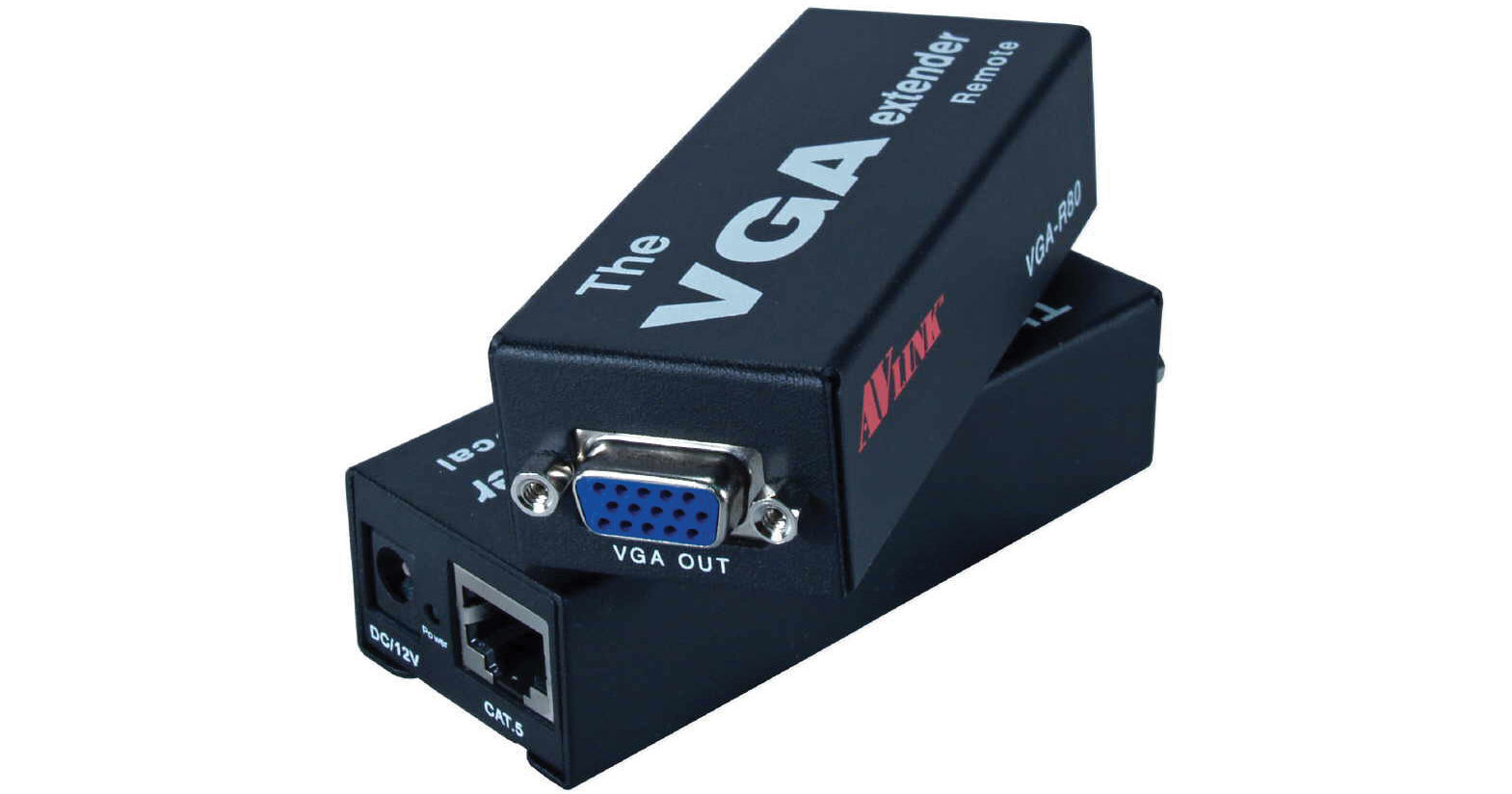 QVS VC5-1P VGA/QXGA Video over CAT5e Single-Power Extender