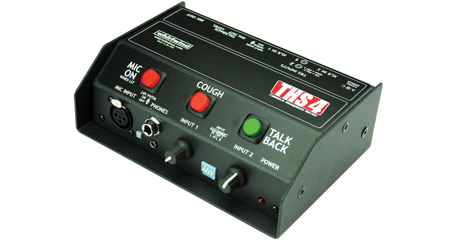 Whirlwind THS 4 Talkback Headphone Box and Sports Announcer THS4