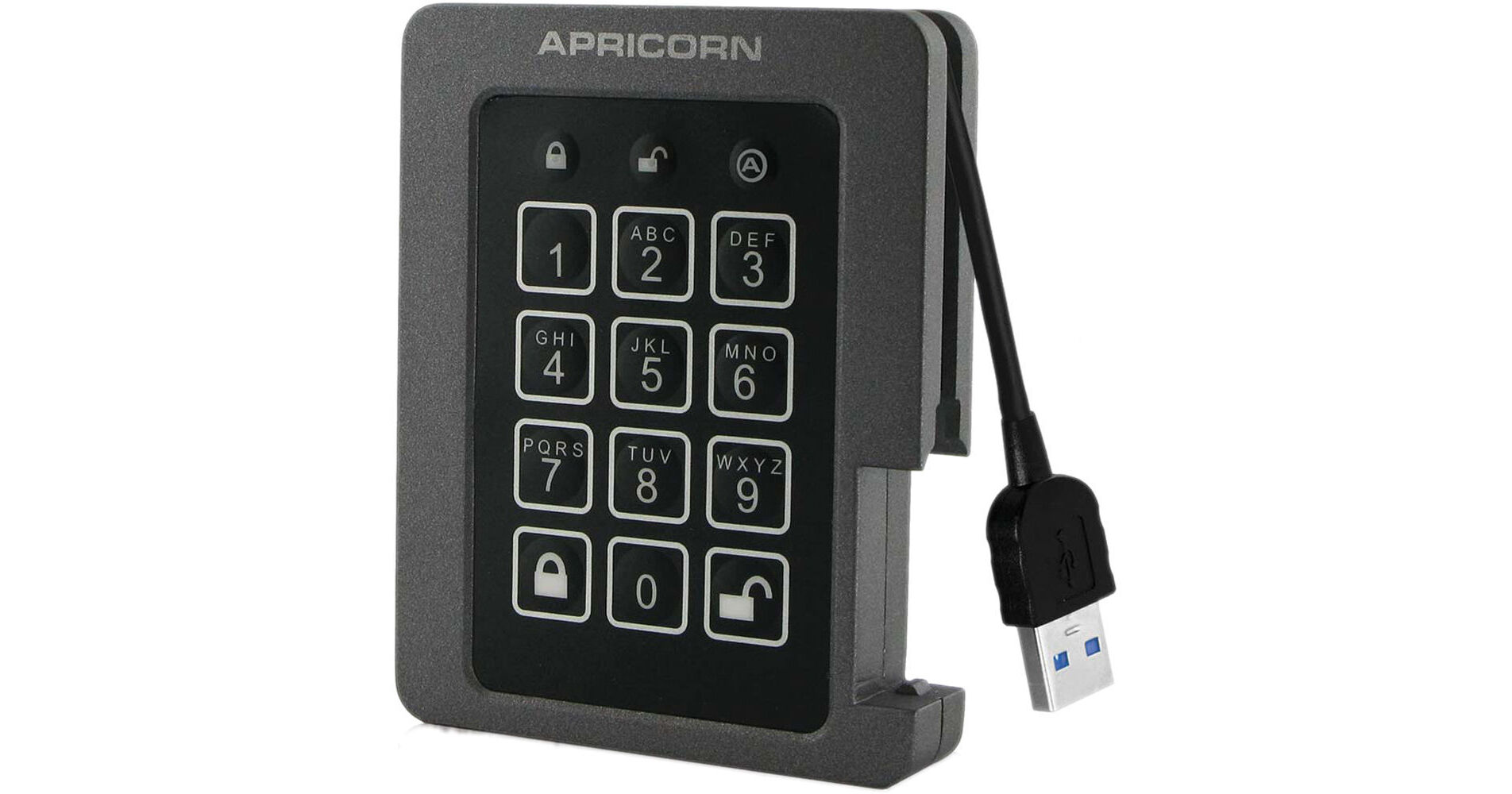 Apricorn Aegis 480GB Padlock USB 3.0 Solid State