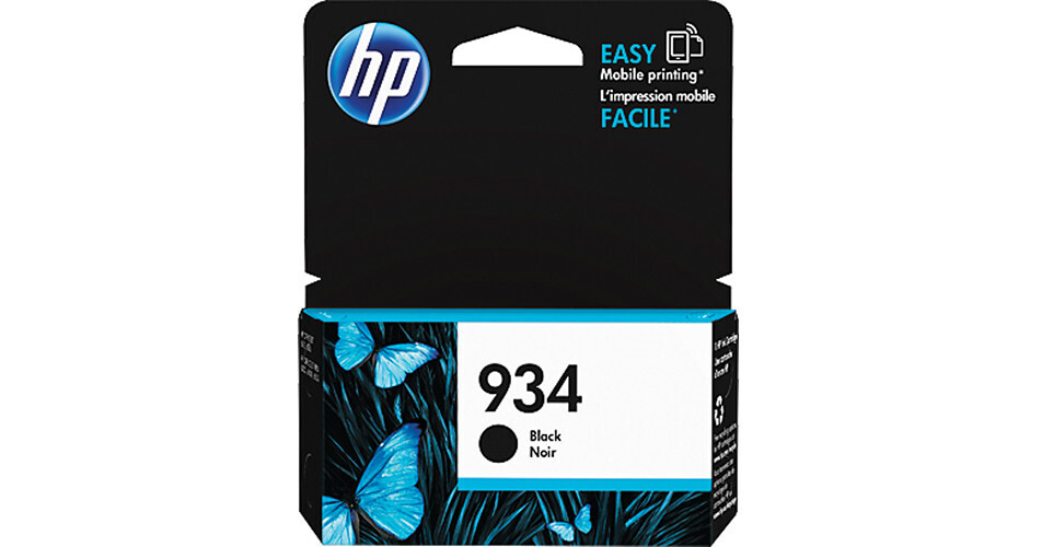 HP 934 Black Ink Cartridge C2P19AN#140 B&H Photo Video