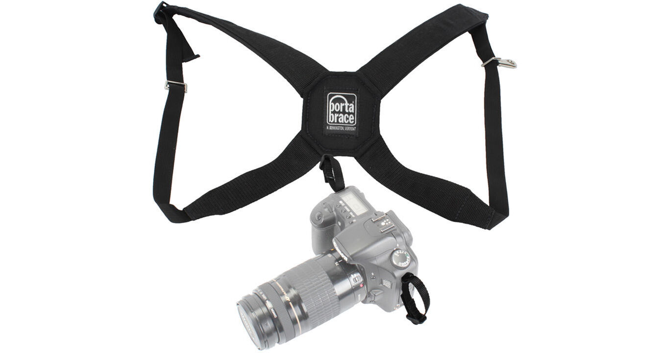 PortaBrace HR-DSLR Padded Nylon Camera Harness (Black) HR-DSLR