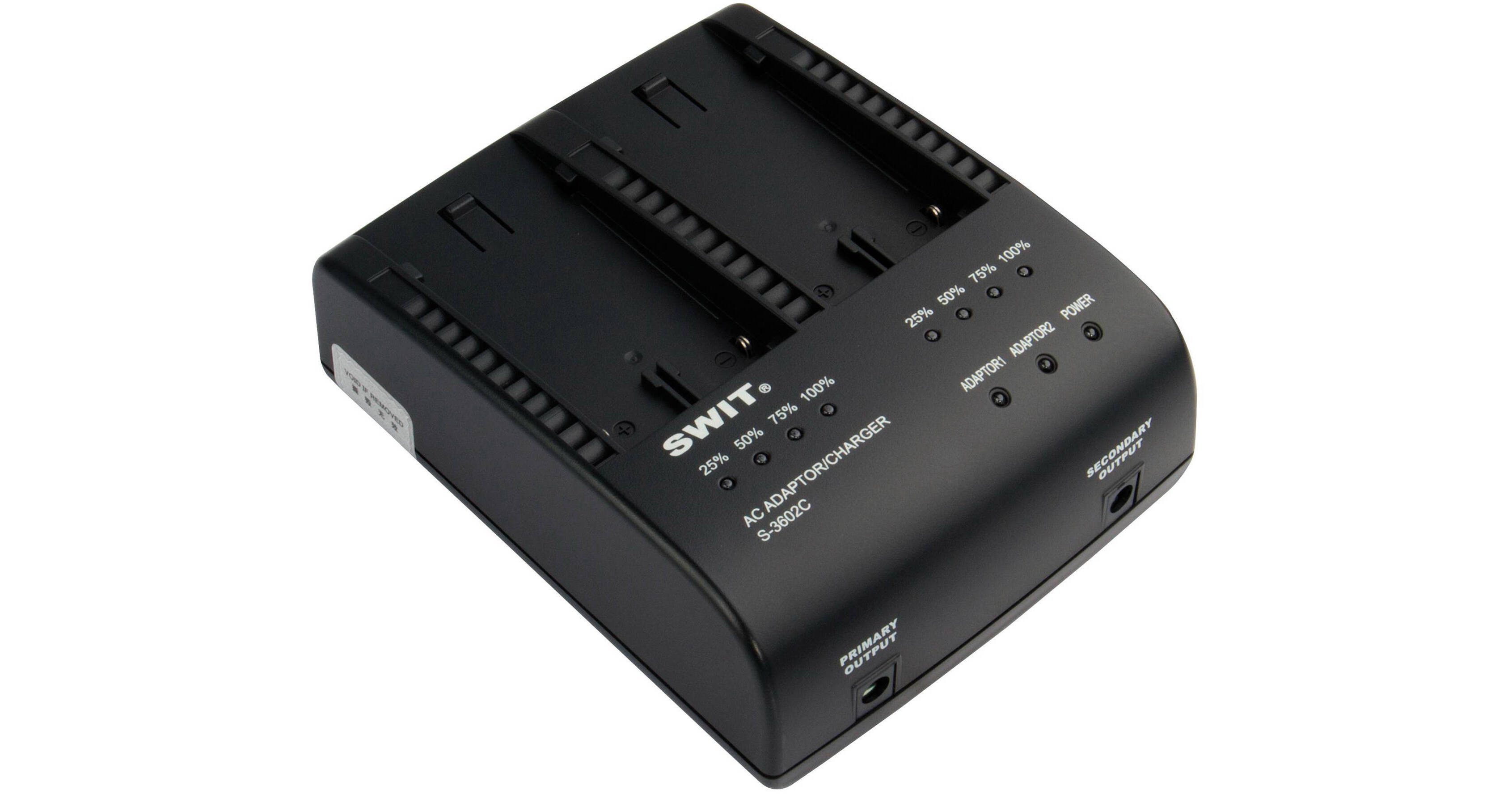 SWIT S-3602C Dual Charger/Adapter for Canon BP-945/970G S-3602C