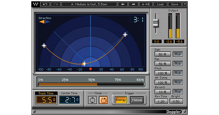 Waves Doppler - Doppler Effect Plug-In V5-DPD40 B&H Photo Video