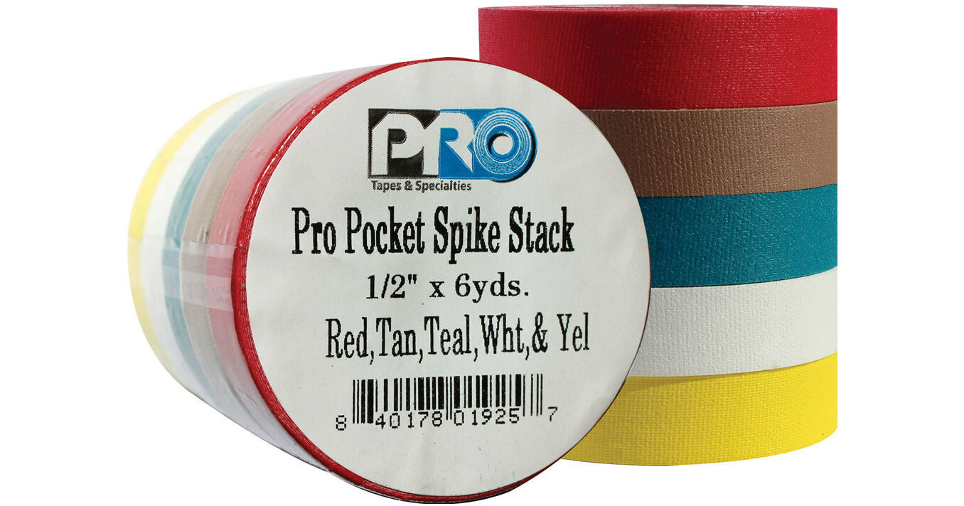 ProTapes Pro Pocket Bright Color Spike Tape 001UPCSPIKE6MBRT B&H