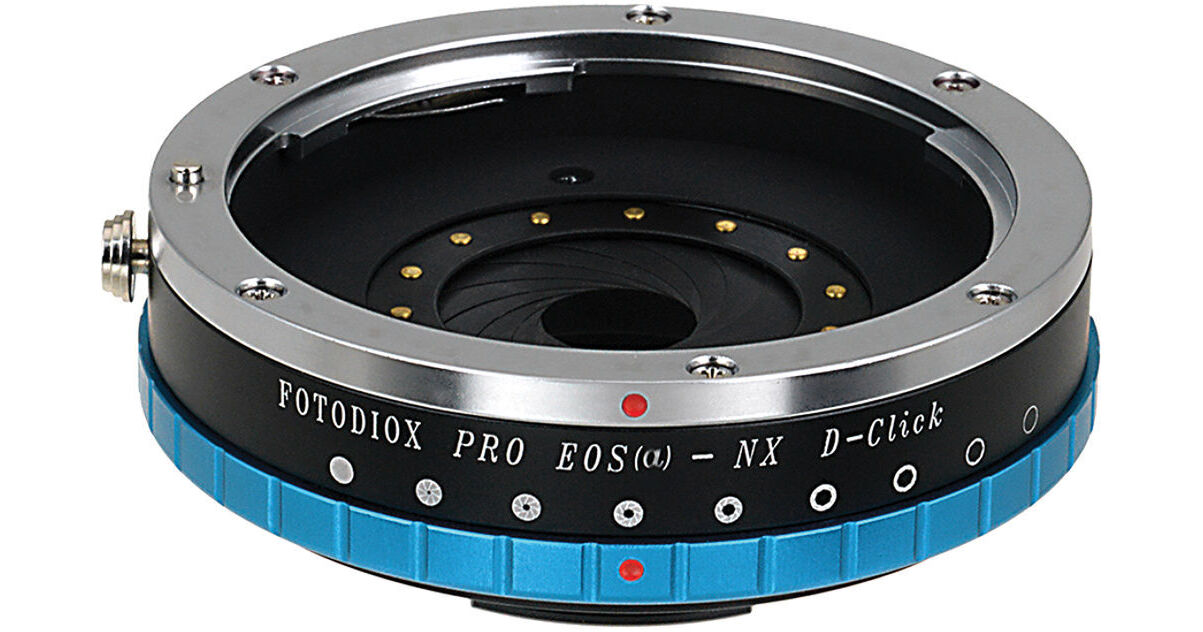 FotodioX Pro Lens Adapter with De-Clicked Iris EOS-NX-PRO-IRIS