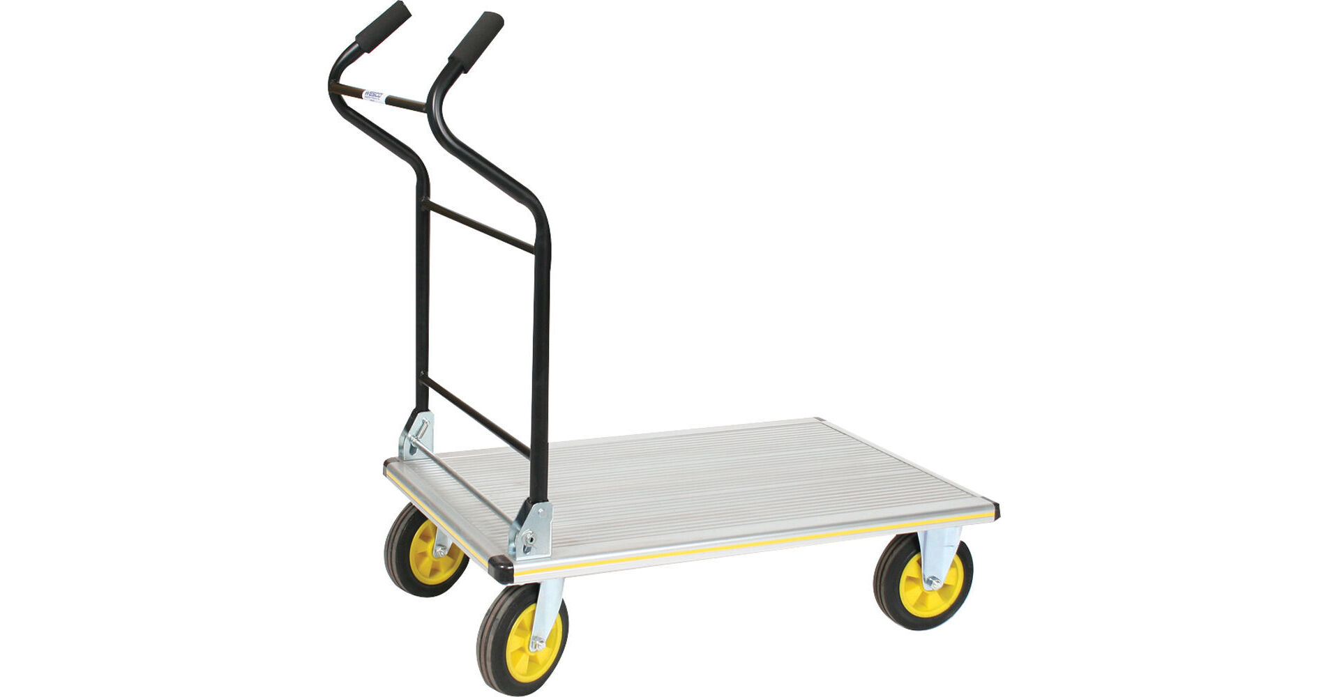 Wesco Aluminum Folding Ergo Handle Platform Truck 270382 B&H