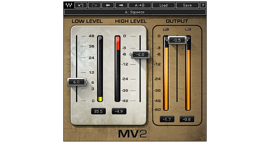 Waves MV2 - Compressor Plug-In (Native/SoundGrid, Download)