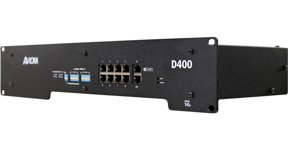 Aviom D400 A-Net Distributor D400 B&H Photo Video