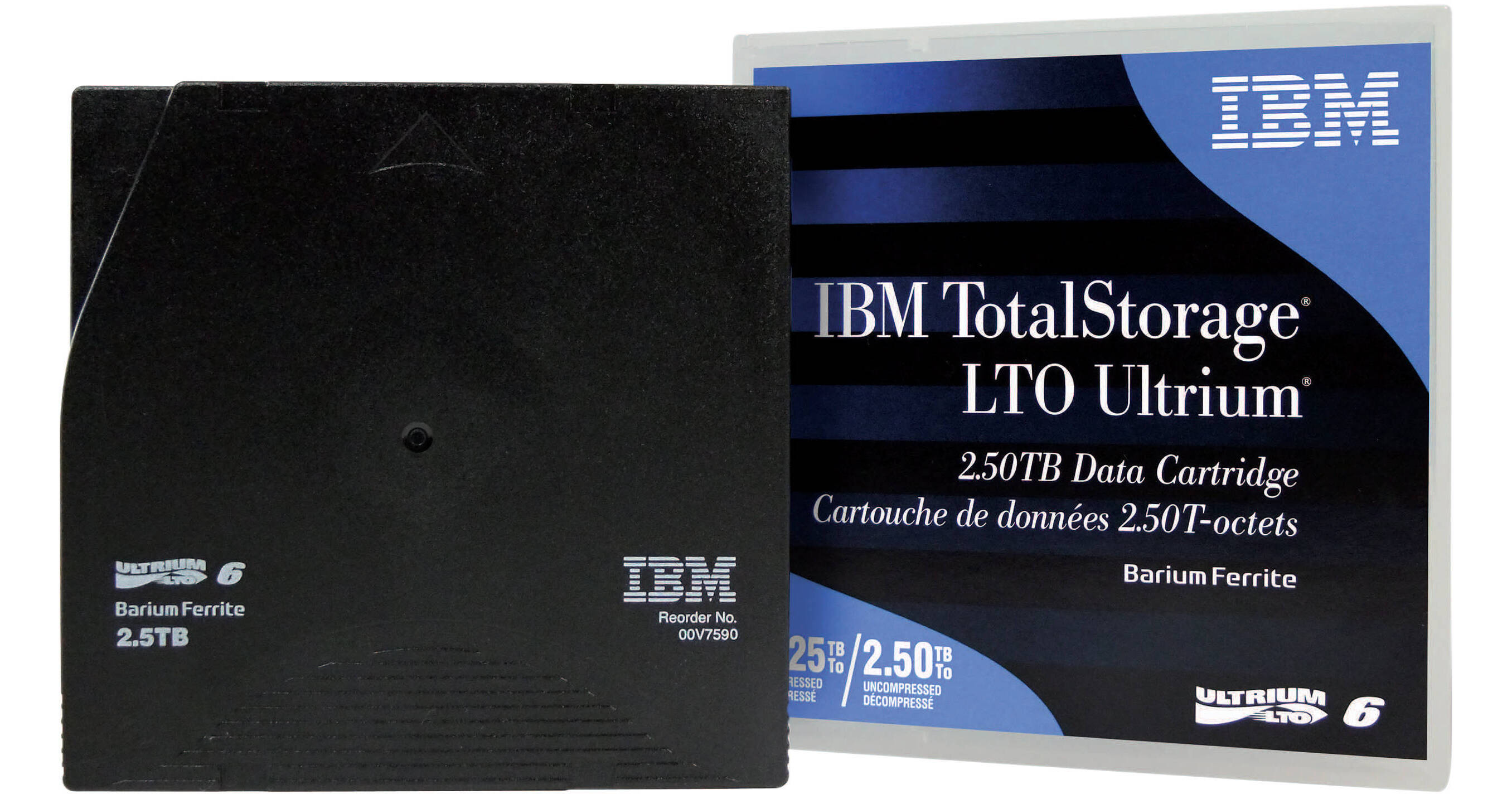 IBM LTO Ultrium 6 Data Cartridge with Label 00V7594L B&H Photo