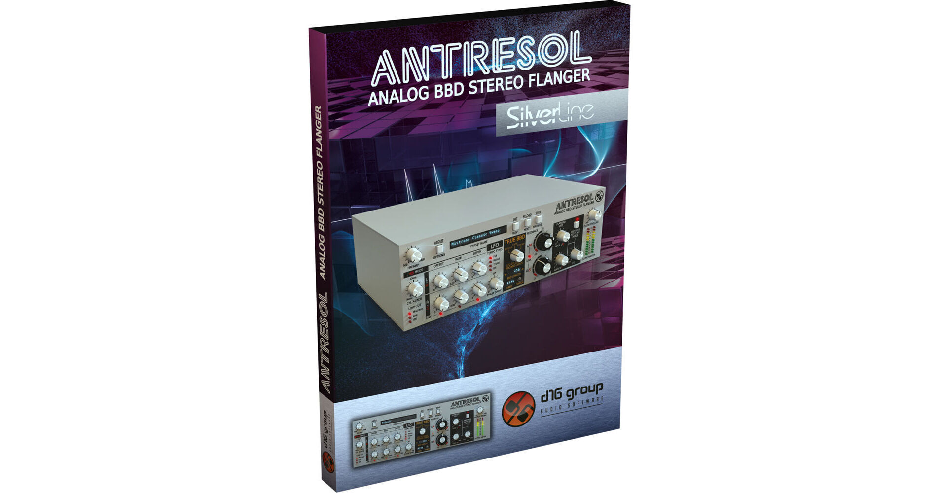 D16 Group Antresol Analog BBD Stereo Flanger Effect 11-31285 B&H