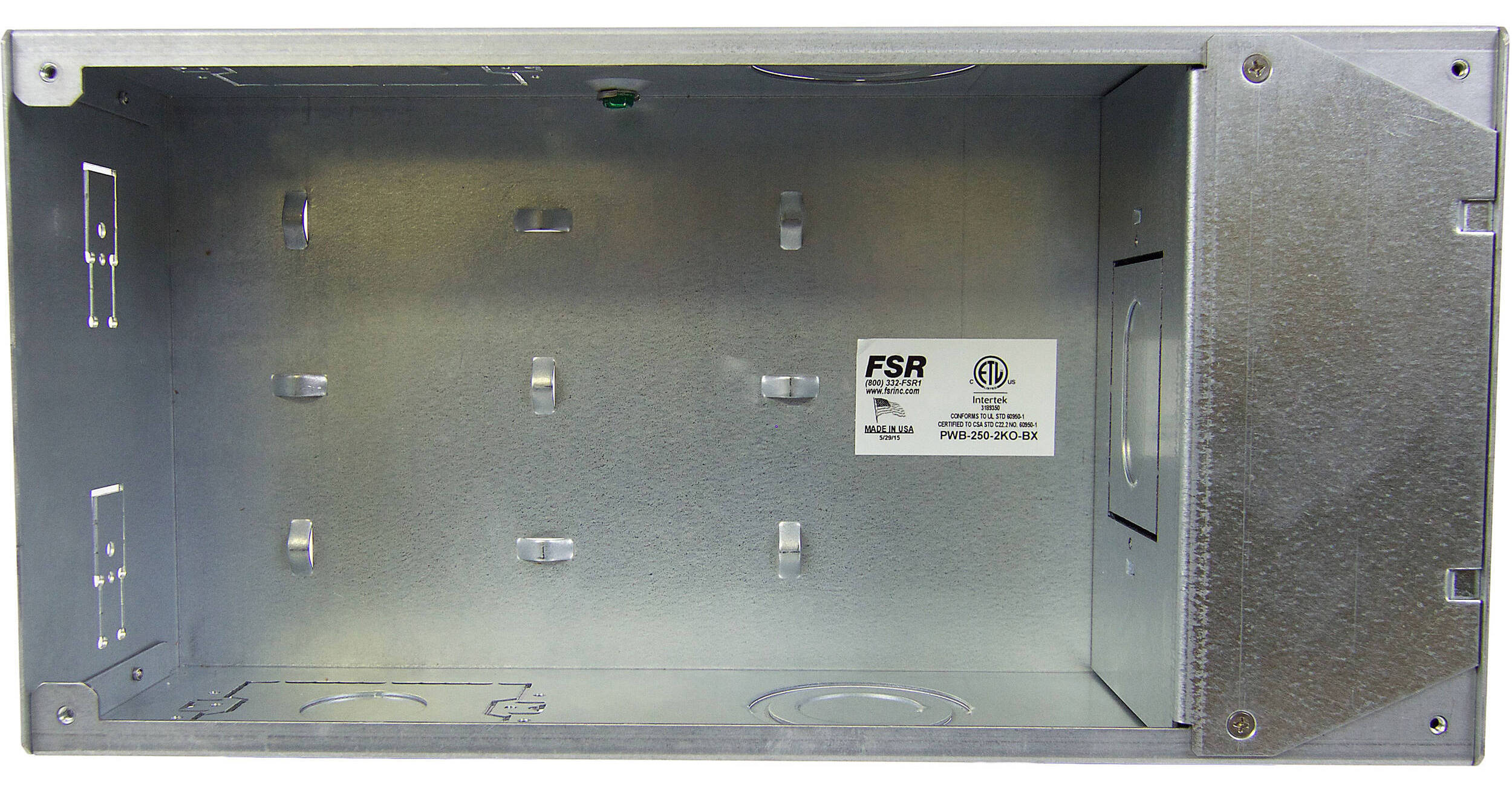 FSR PWB-250 Wall Box with 2" Knockouts PWB-250-2KO-BX B&H Photo