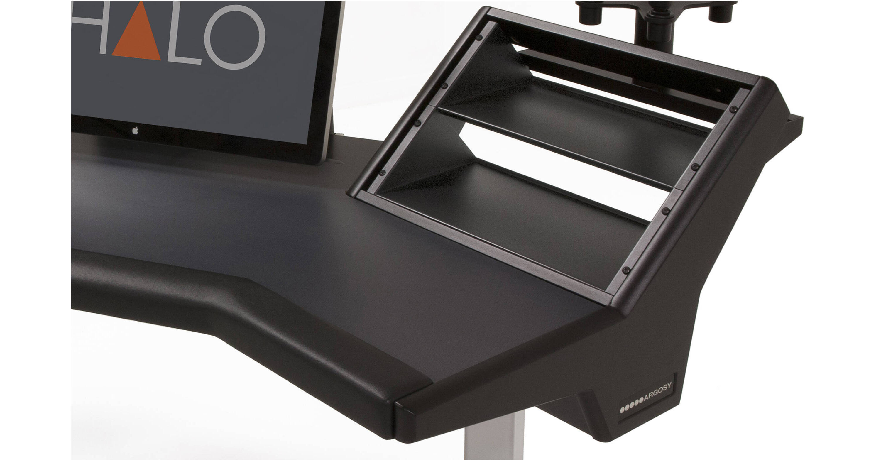 Argosy 9" Rack Accessory Shelf for Halo Workstation (4 RU)