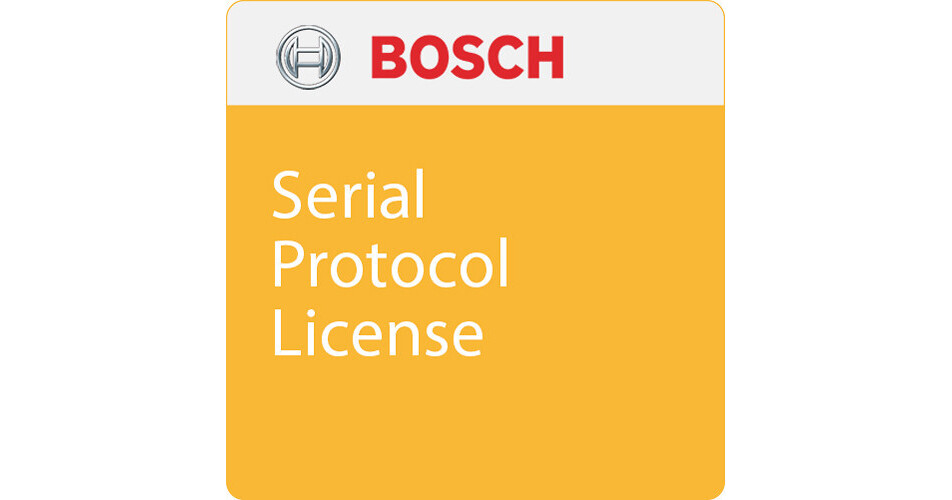 Bosch Serial Protocol License MVS-FCOM-PRCL B&H Photo Video