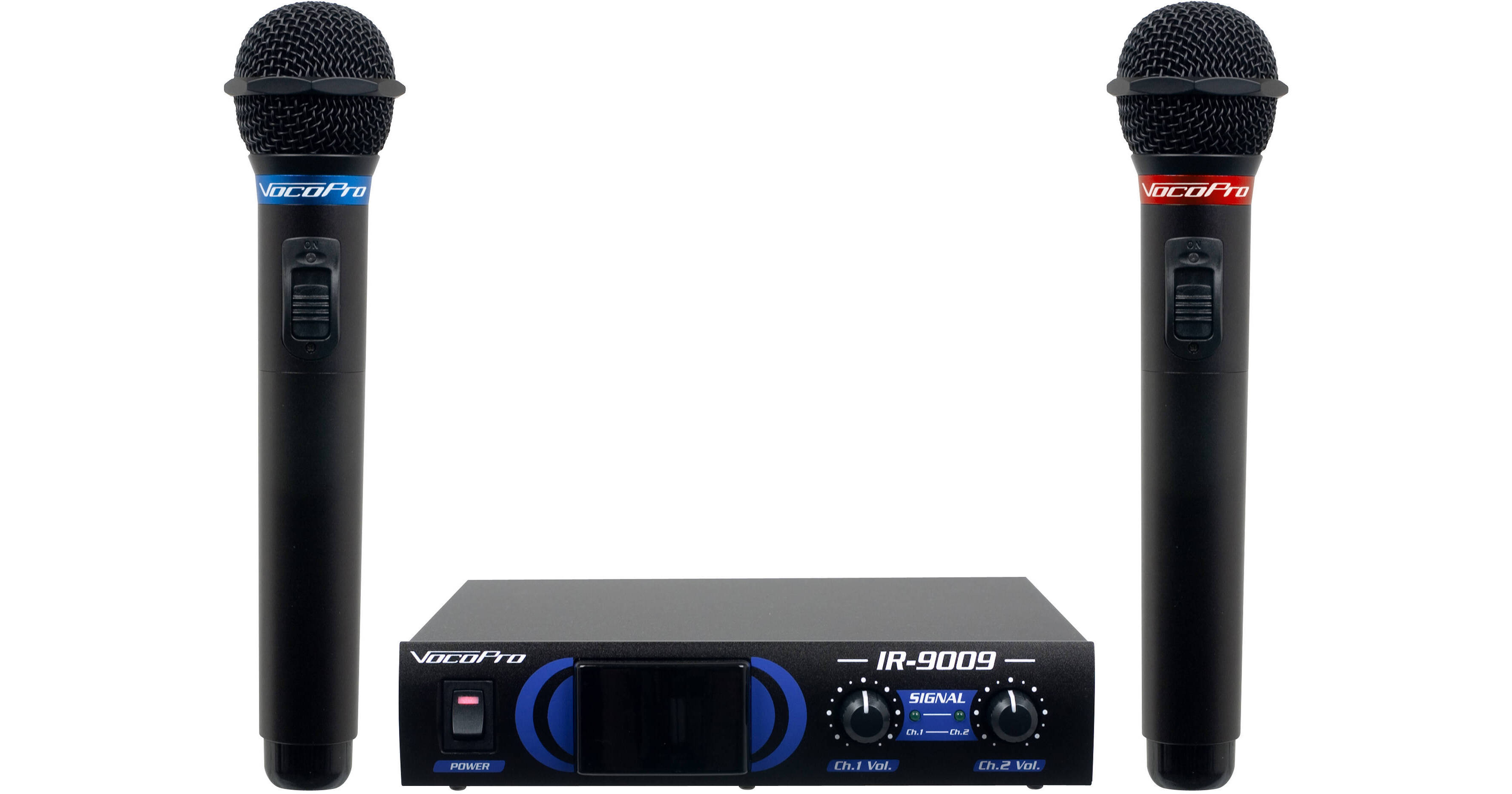 VocoPro IR-9009 Infrared Dual Wireless Microphone IR-9009-1 B&H
