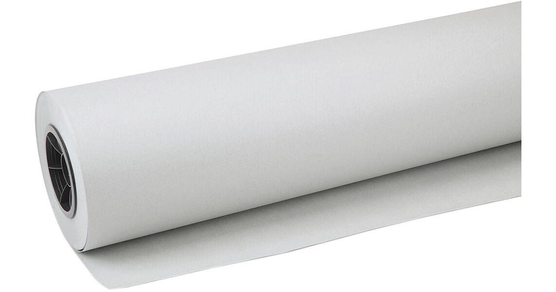 Lineco Frame Backer Paper (Light Gray, 12 x 72" Roll) 613-1272L