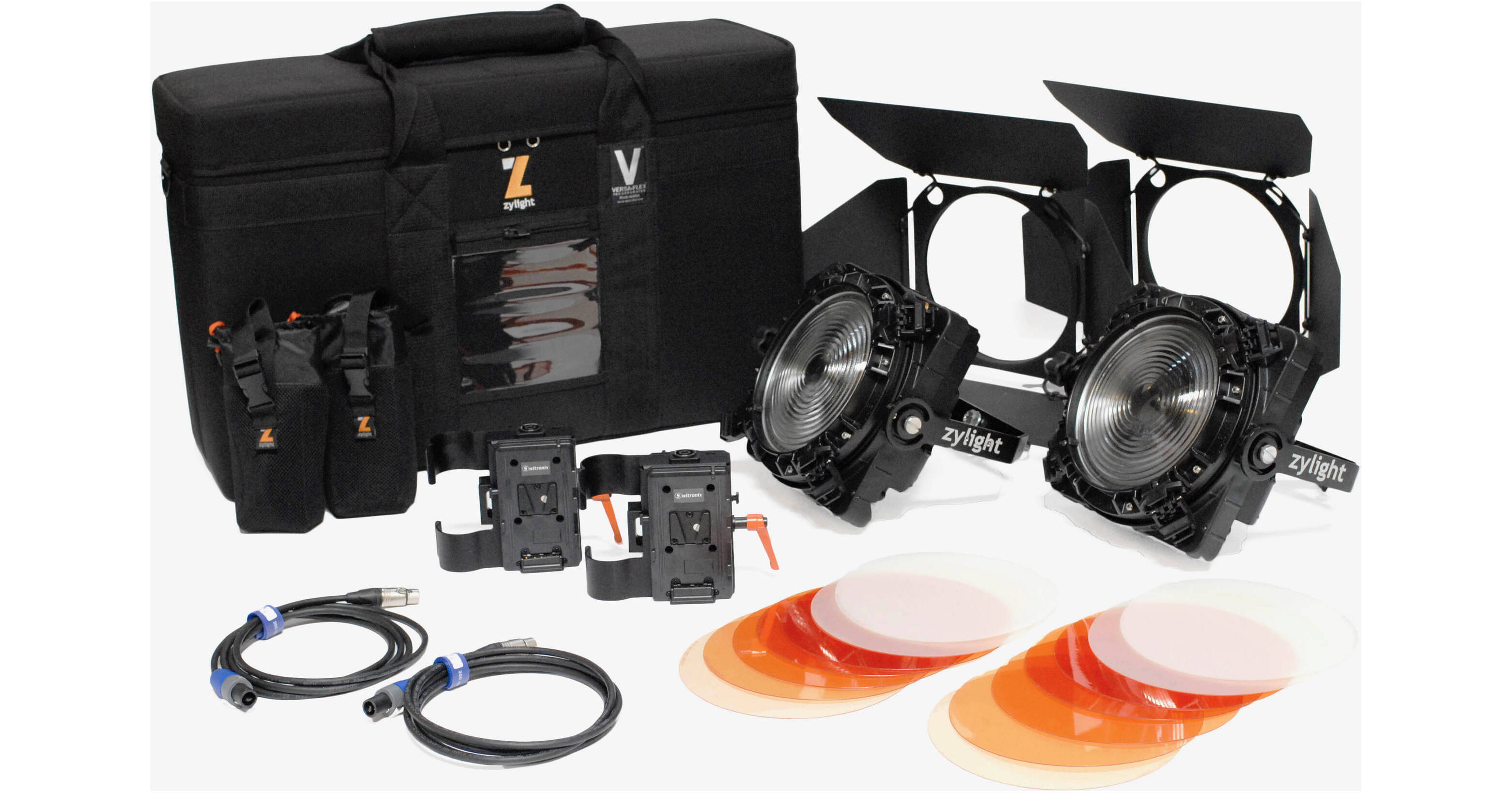 Zylight F8-200 Daylight LED Fresnel Dual Head ENG Kit 26-01054
